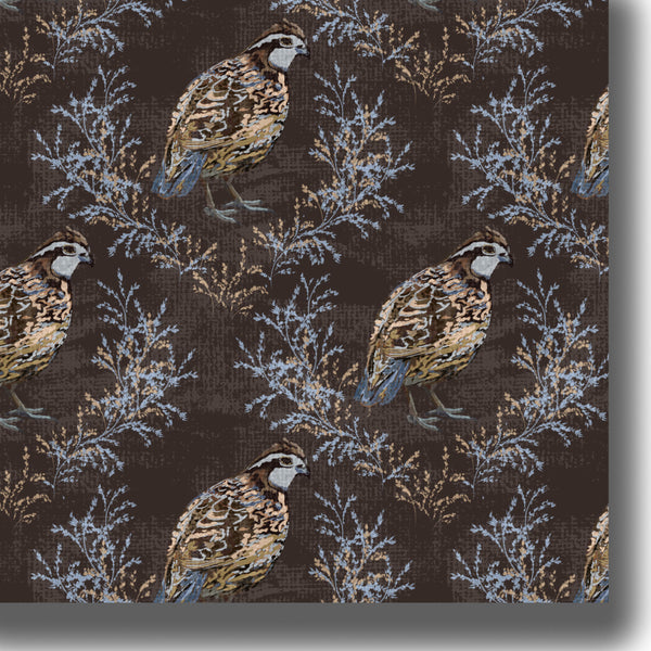 *New* Bob Quail-Brown (fabric) - Amanda Wathen